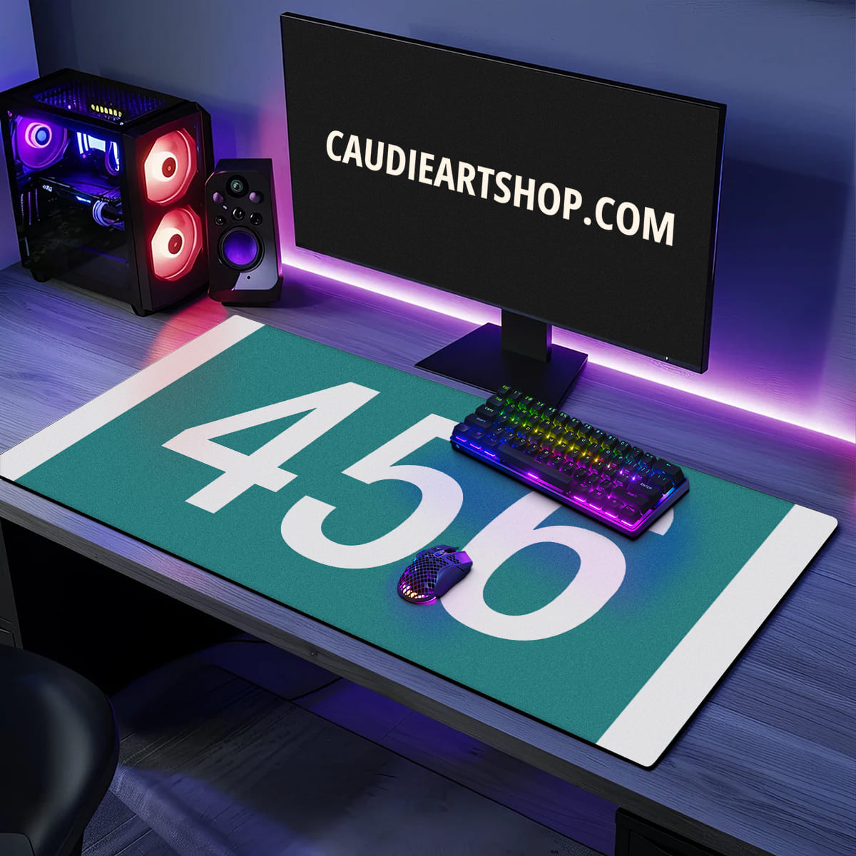 Customizable player number - Squid Game - Gaming mouse pad | Caudie