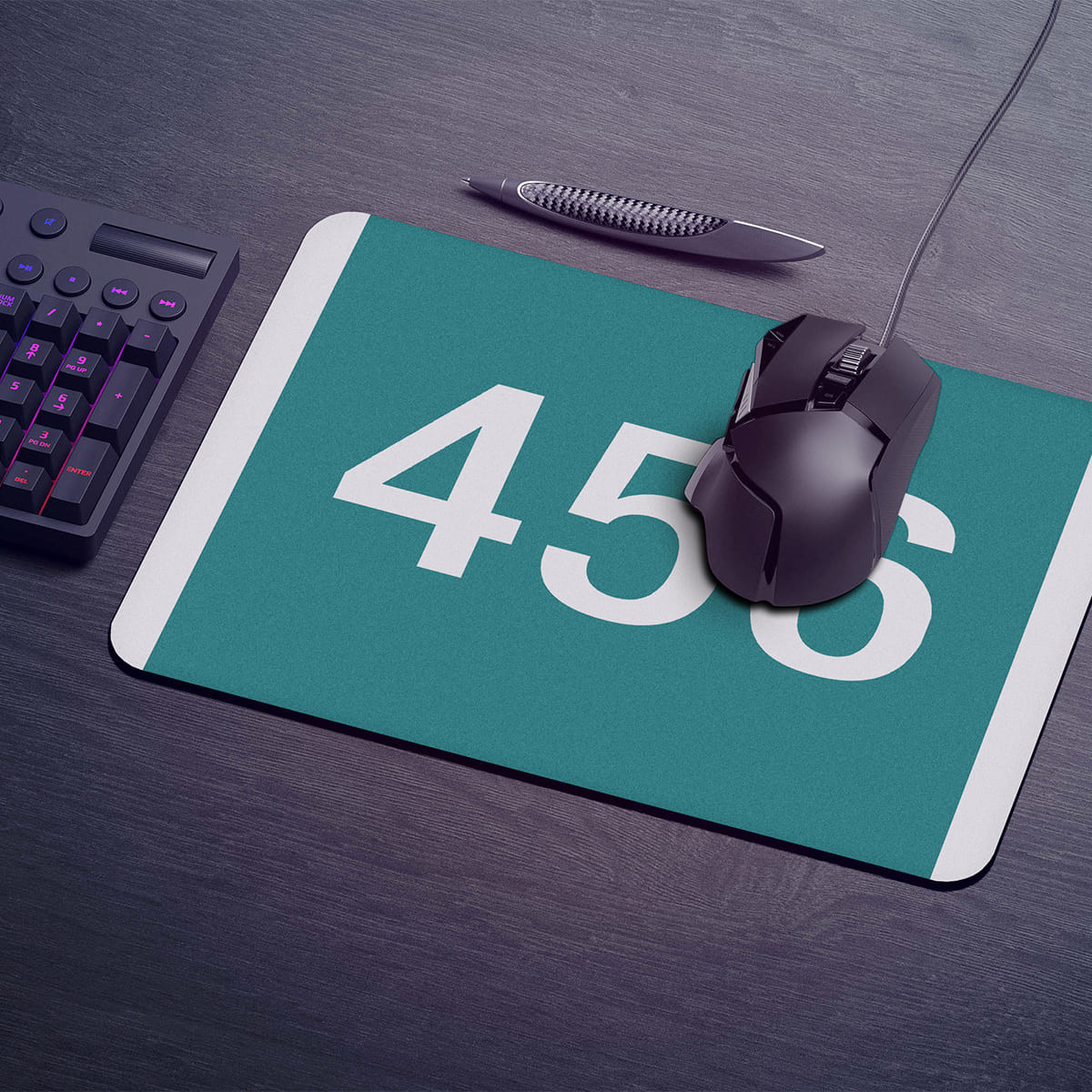 Customizable player number - Squid Game - Gaming mouse pad | Caudie